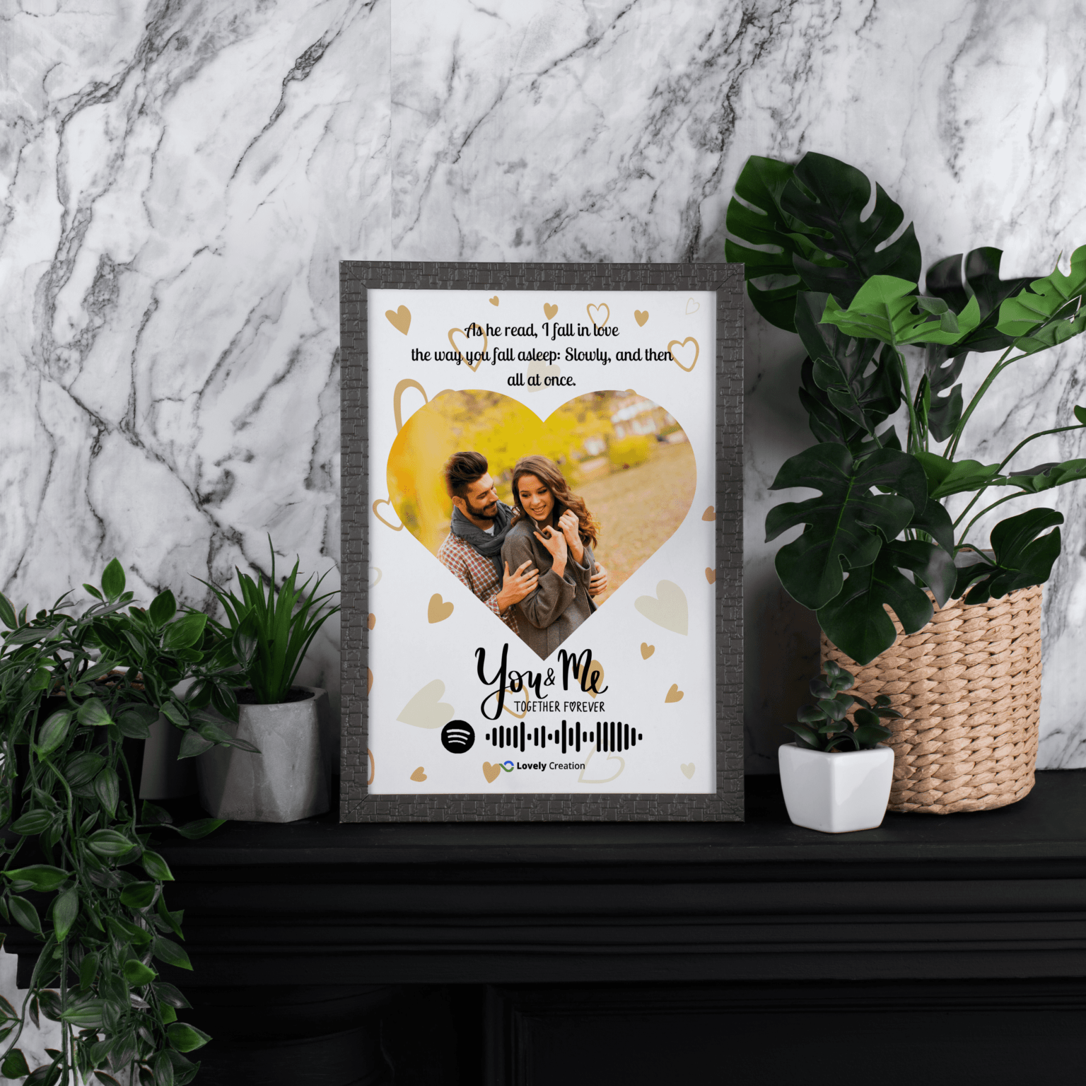 Custom Spotify Frames for couple - Lovely Creation
